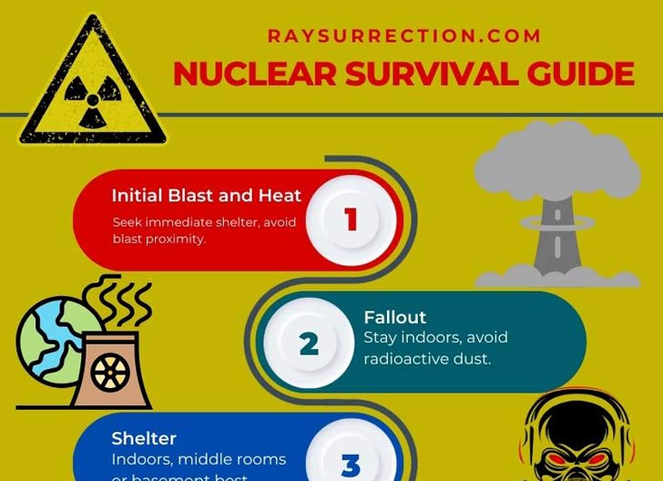 Nuclear Survival Guide [Infographic] : Raysurrection